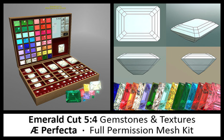Second Life Marketplace - Mesh Gemstone Building Kit Megapack