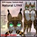 Second Life Marketplace - Viss avatar Natural Lynx Mod