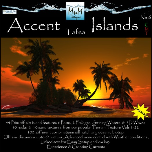Second Life Marketplace - ACCENT ISLANDS NO 6 Tafea from ***MnM Designs***