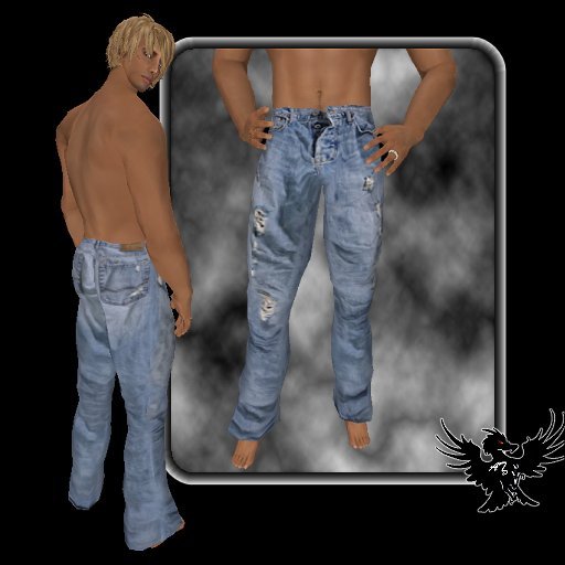 Second Life Marketplace - -ATD- open fly torn blue jeans