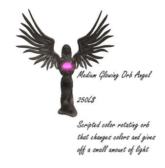 Second Life Marketplace - Three Pc. Set of Glowing Orb Angels