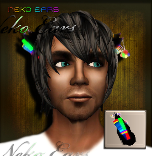 Second Life Marketplace - Neko Ears 1 - "RAVE STORE & MORE" - Men ...
