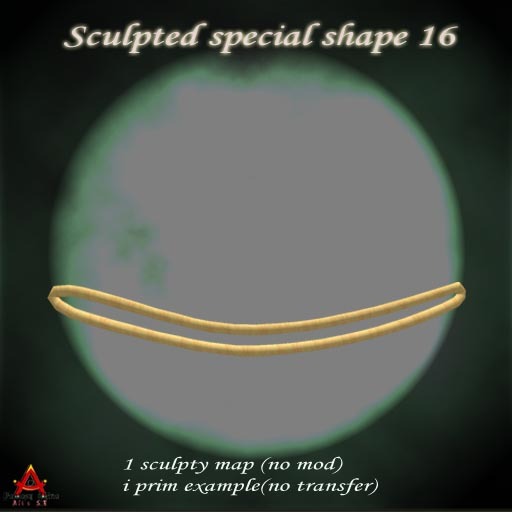 Second Life Marketplace - special single sculpted shape 16 1 prim full perm
