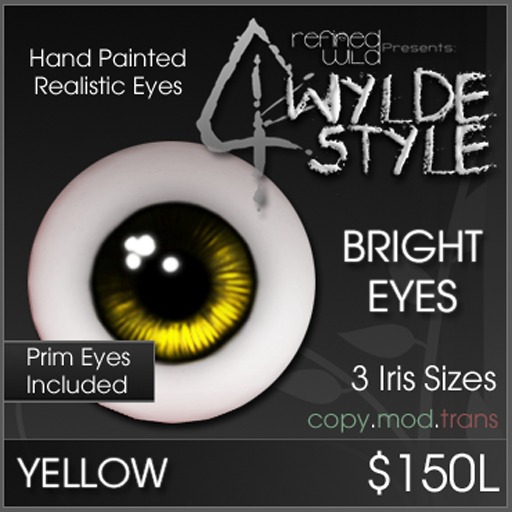 Second Life Marketplace - - Bright Yellow Eyes - by Khyle Sion at ...