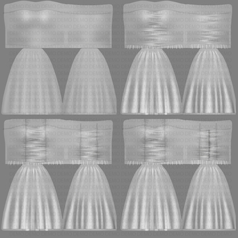 Second Life Marketplace - LMC Mesh Templates - Formal Gown VIII - Fully ...