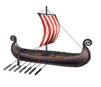 Second Life Marketplace - [Forge] Viking Skuldelev Ship (Sail Boat Version)