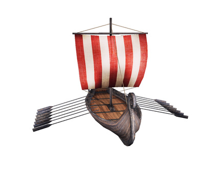Second Life Marketplace - [Forge] Viking Skuldelev Ship (Sail Boat Version)