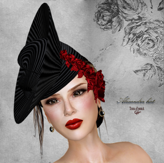 Second Life Marketplace - Terra d'ombrA ☼ ALEXANDRA hat