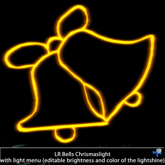 Second Life Marketplace - Christmas Decoration LR Bells Christmas Light ...