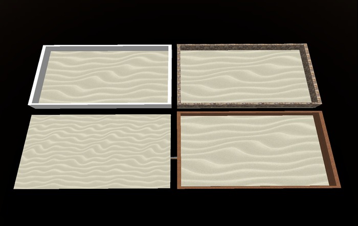 Second Life Marketplace - FREE - Set of 4 sand platforms for 512 sqm ...