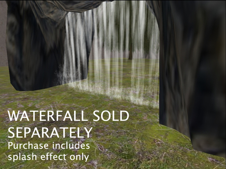 Second Life Marketplace - Base Splash Effect for Sheet Waterfall ...