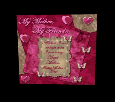Second Life Marketplace - L&B Mothers Day Poem Animated