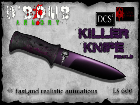 Second Life Marketplace - Killer Knife 2.0 -> D*BOMB ARMORY