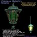 Second Life Marketplace - ~LanTN~Victorian Gaslight-Hanging, "Green Xmas"