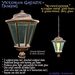 Second Life Marketplace - ~LanTN~Victorian Gaslight-Hanging, "RivetCopper"