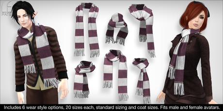 Second Life Marketplace - FATEwear Scarf - Ron - SnowyHighlands