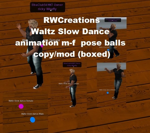 Second Life Marketplace - Waltz Slow Dance Animation Pose Balls (copy ...