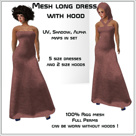 Second Life Marketplace - Mesh long Dress