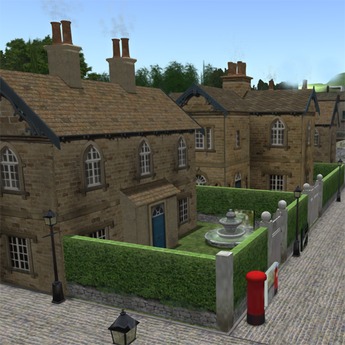 Second Life Marketplace - LOW PRIM Scene Buildings (SET 1) - cottage ...