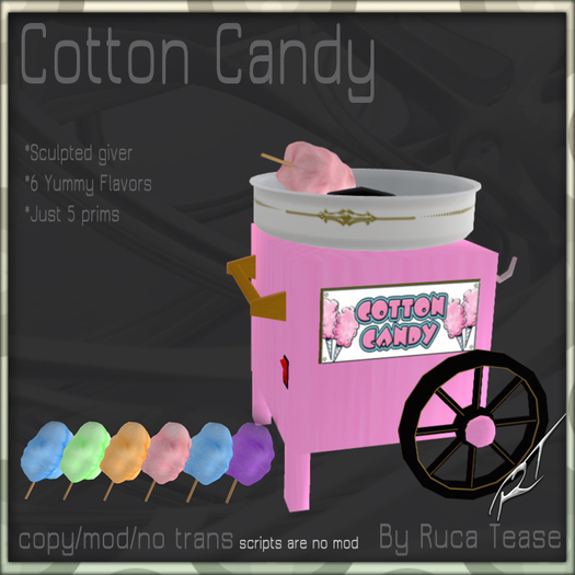 Second Life Marketplace - Cotton candy 6 Yummy Flavors