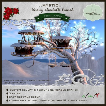Second Life Marketplace - :mystic:: snowy climbing branch