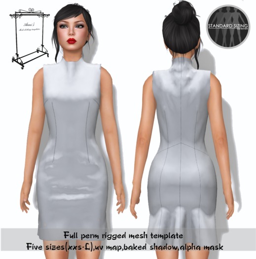 Second Life Marketplace - Anni's -Full perm mesh asian dress,mesh dress