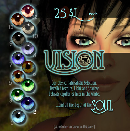 Second Life Marketplace - :: Vision/Soul Eyes 9 :: Anthracite