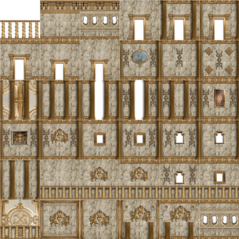 Second Life Marketplace - ~TTT~ Nighty's Gold Leaf Manor Textures Set 3 ...