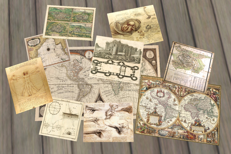 Second Life Marketplace - Old documents and drawings 01 Full Perm