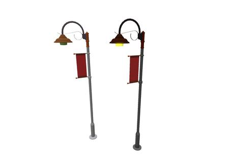Second Life Marketplace - Street Light B Mesh Full Perm