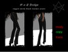 Second Life Marketplace - rigged mesh leather jeans black