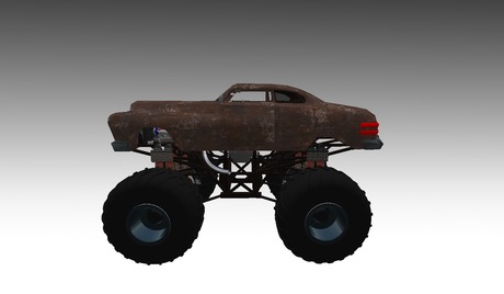 Second Life Marketplace - Merc Monster Rust Bucket v2.8 Cars,Vehicles Box