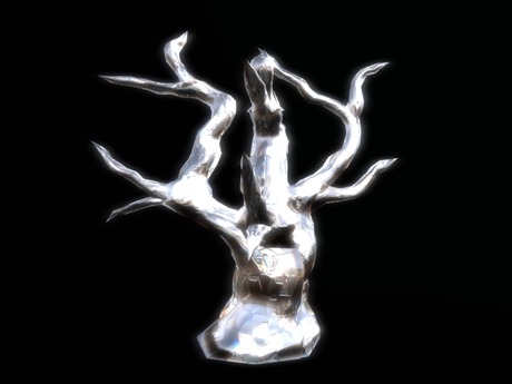 Second Life Marketplace - Silver crystalline trees - for fantasy or sci ...