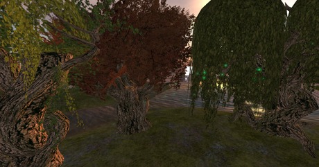 Second Life Marketplace - Woodland trees - includes a willow, an ivy ...