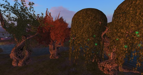 Second Life Marketplace - Woodland trees - includes a willow, an ivy ...
