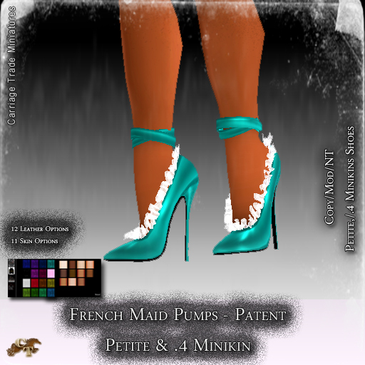 Second Life Marketplace - @CTM@ French Maid Pumps (P/I/M) Patent