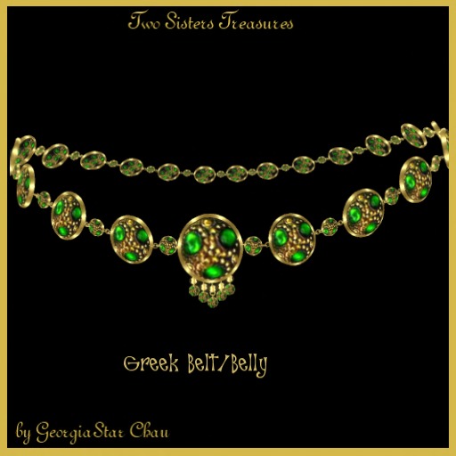 Second Life Marketplace - TST Greek Gold Belt