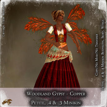 Second Life Marketplace - @CTM@ Woodland Gypsy (P/.3 & .4M) Copper