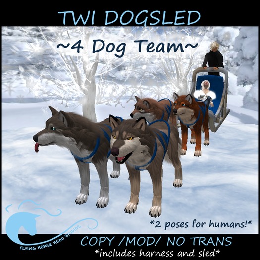 Second Life Marketplace - TWI 4 Dog Sled