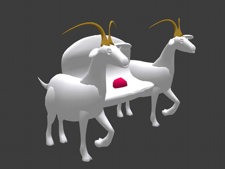 Second Life Marketplace - The Goat Sofa.