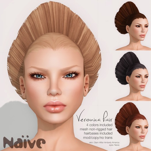 Second Life Marketplace - naive. hair veronica DEMO