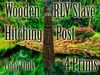Second Life Marketplace - Wooden RLV Slave Hitching Post