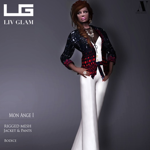 Second Life Marketplace - [LIV-Glam]WINTER-2012-MON Ange Outfit SP1 ...