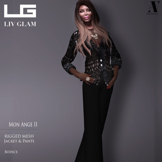 Second Life Marketplace - [LIV-Glam]WINTER-2012-MON Ange Outfit SP2 ...
