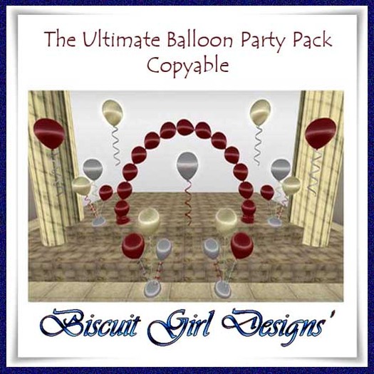 Second Life Marketplace - The Ultimate Balloon Party Pack ~ 6 Super ...