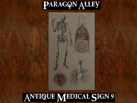 Second Life Marketplace - *PA* Antique Medical Sign 9