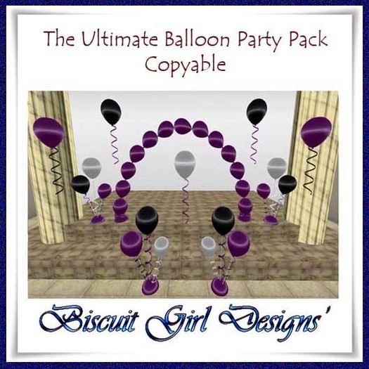 Second Life Marketplace - The Ultimate Balloon Party Pack ~ 6 Super ...