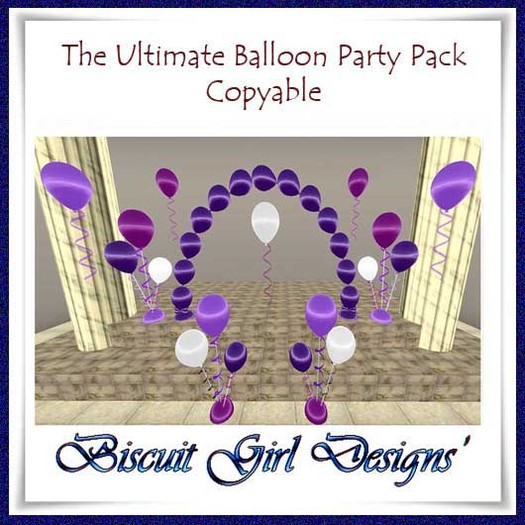 Second Life Marketplace - The Ultimate Balloon Party Pack ~ 6 Super ...