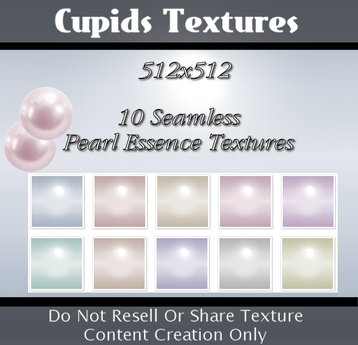 Second Life Marketplace - *CUPIDS TEXTURES* 10 Pearl Essence Textures ...