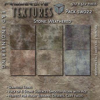 Second Life Marketplace - [SW022] 6 Seamless Stone Surface Textures ...